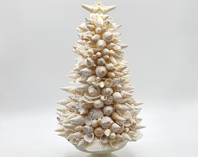 Seashell Tree 13” Seashell Art Tree, Christmas Gift, Shell Art, Ocean ...