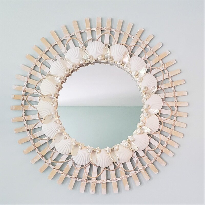 Seashell Mirror - Etsy
