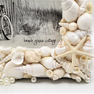 Beach Wedding Gift, Beach Decor Seashell Frame, Coastal Shell Wedding ...