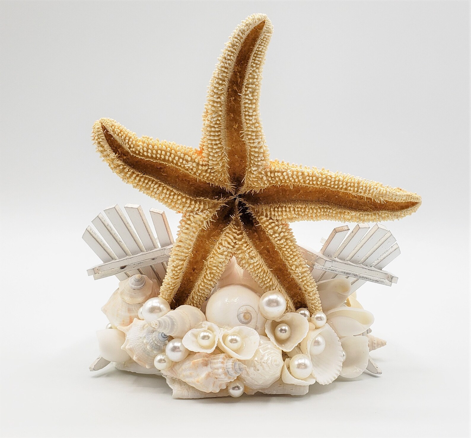 Beach Wedding Starfish Cake Topper Nautical Coastal | Etsy