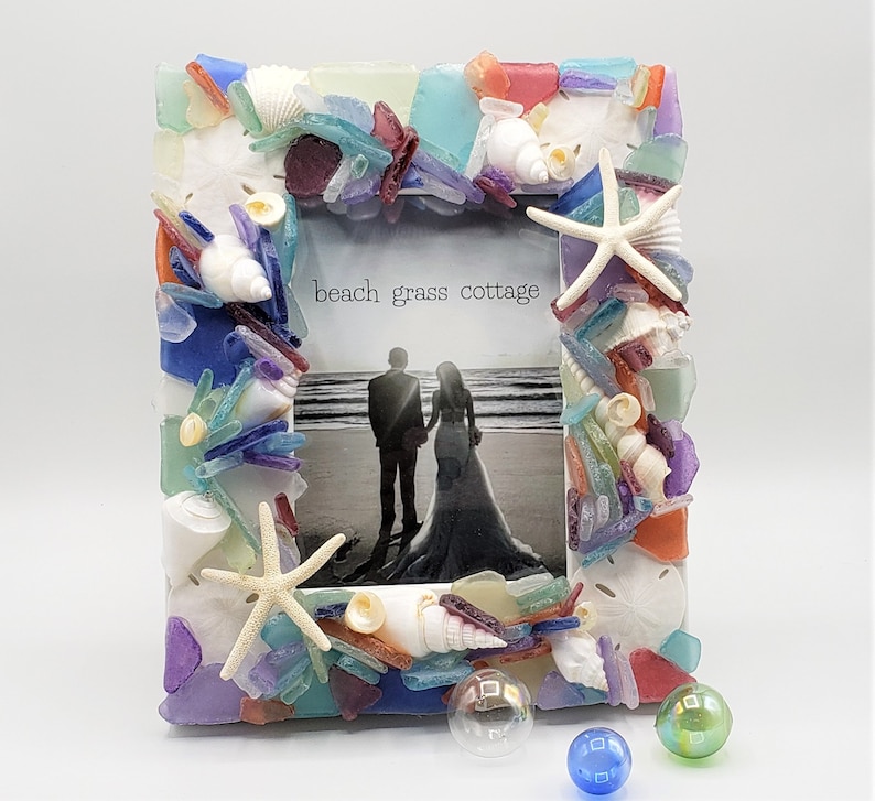 Sea Glass Picture Frame Seaglass Frame for Sea Glass Art - Etsy Ireland