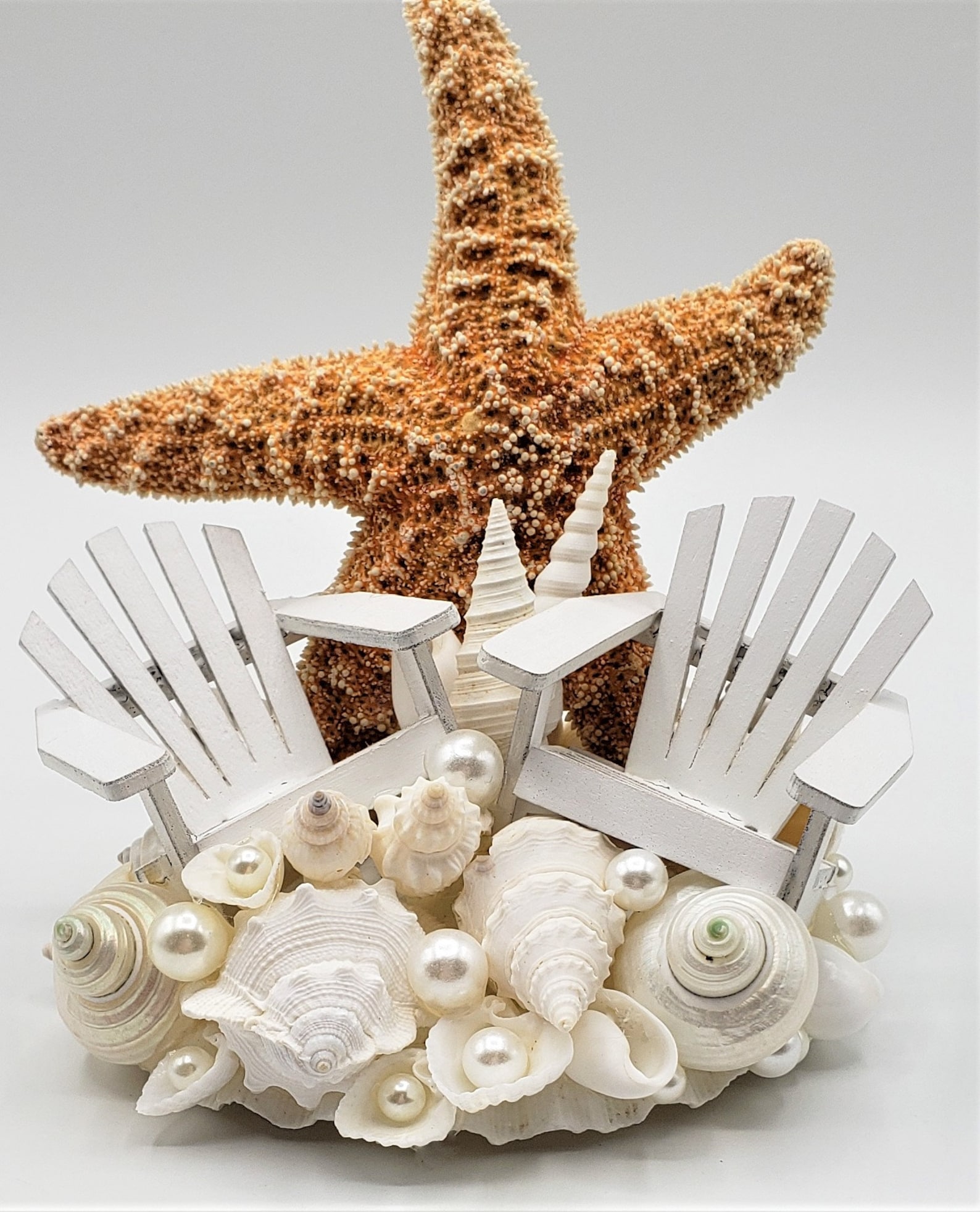 Beach Wedding Starfish Cake Topper Nautical Coastal - Etsy