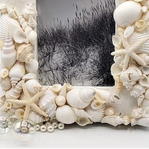 Beach Wedding Frame, Beach Wedding Gift, Beach Decor Seashell Wedding ...