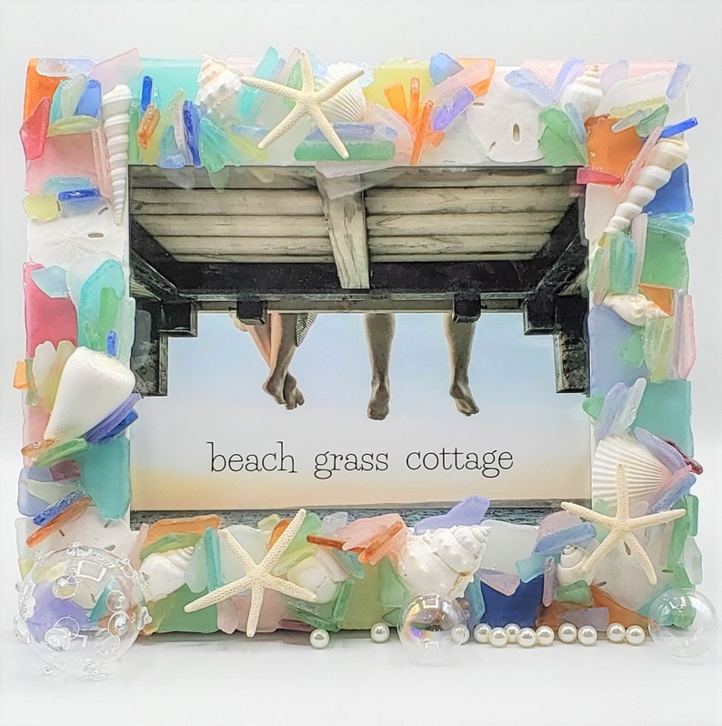 Sea Glass Picture Frame Seaglass Frame for Sea Glass Art - Etsy Ireland