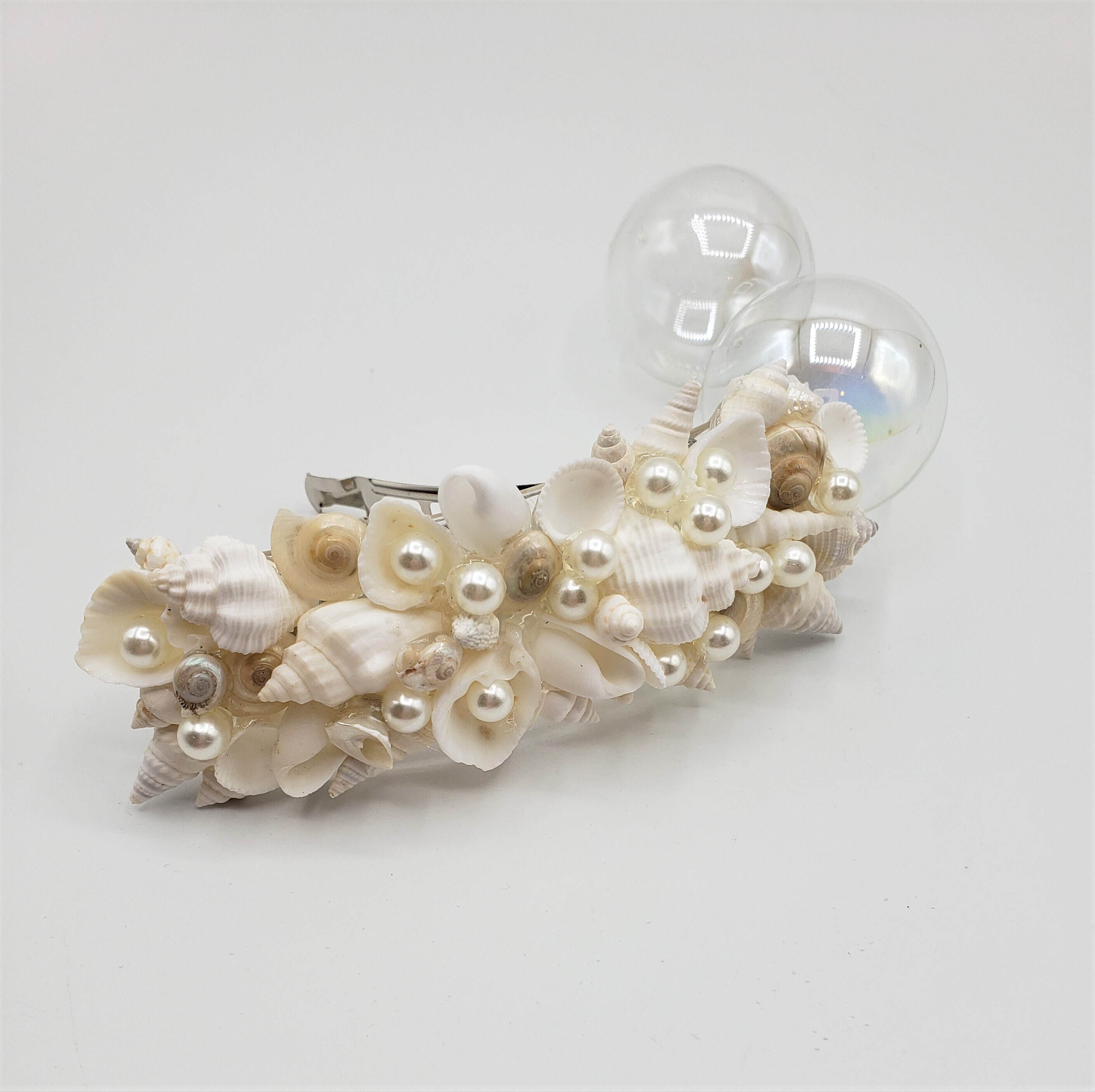 Beach Wedding Seashell Barrette Shell Hair Accessories | Etsy