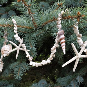 Beach Decor Seashell Wedding Garland, Nautical Decor Shell Gift ...