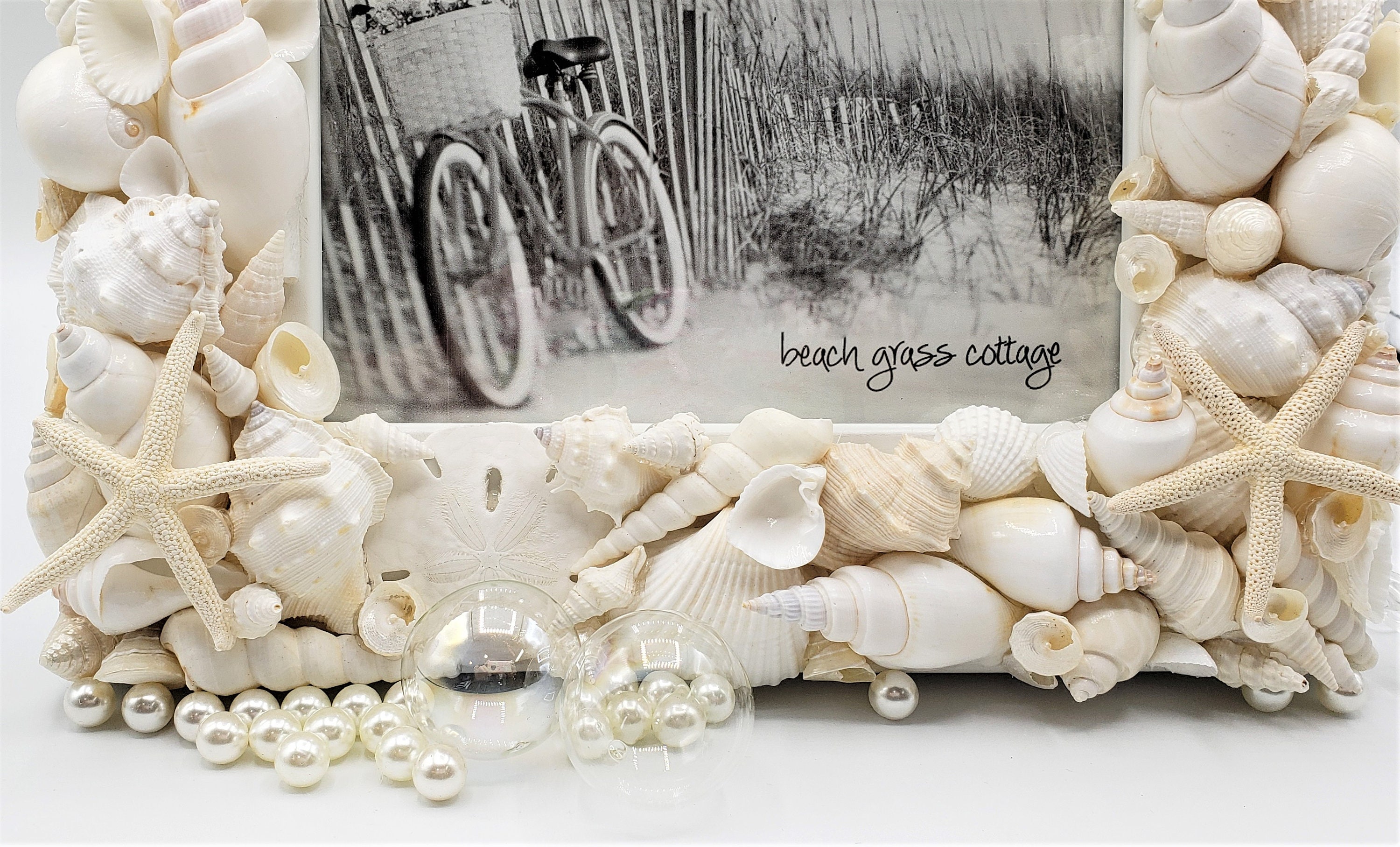 Beach Wedding Gift Beach Decor Seashell Picture Frame Beach | Etsy