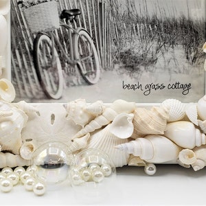 Beach Wedding Frame, Beach Wedding Gift, Beach Decor Seashell Wedding ...