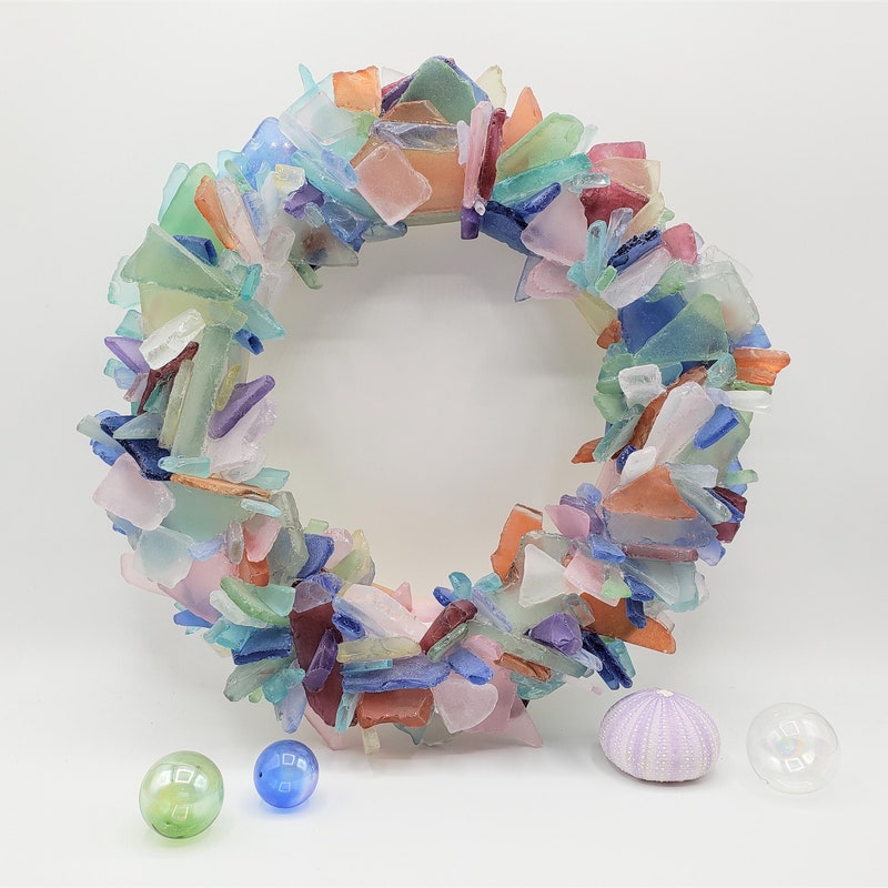 Glass Wreath - Etsy
