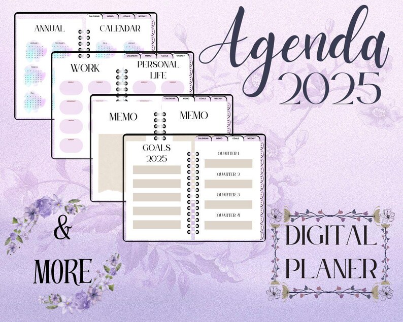 Digital Planner 2025 | Goodnotes Planner | Daily Weekly Monthly ...