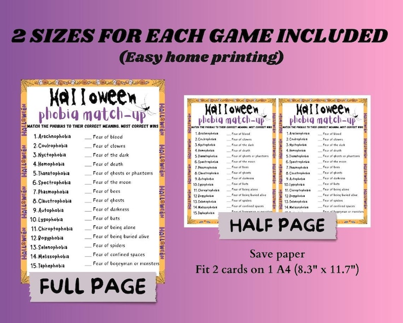 Halloween Activity Games Pack | Printable Party Games | Fun for Kids ...