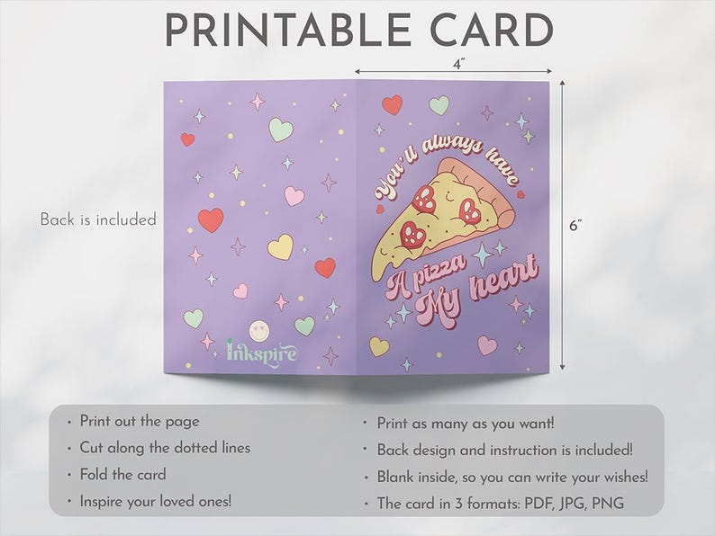 Digital Greeting Card for Pizza Lovers - Etsy