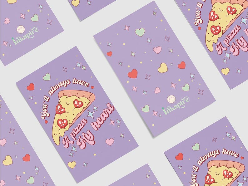 Digital Greeting Card for Pizza Lovers - Etsy