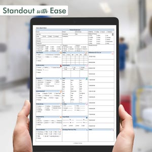 Editable Nurse Report Sheet | Printable, Digital | Nurse Brain Sheet, Single Patient Reporting ...