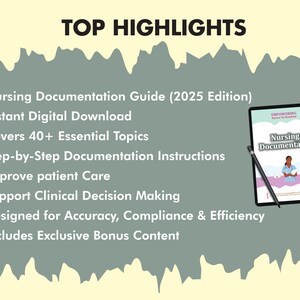 Nursing Documentation Template | Nurse Documentation Guide for New Grad ...