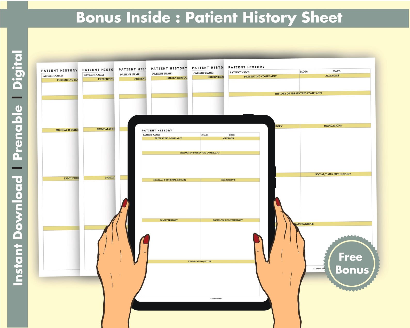 Nursing Documentation Template | Nurse Documentation Guide for New Grad | Nurse Charting Cheat ...