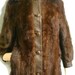 Vintage Brown Mink Fur and Leather Jacket Vintage Mink Fur Coat Fur and ...