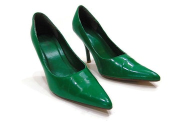 Green High Heels - Etsy