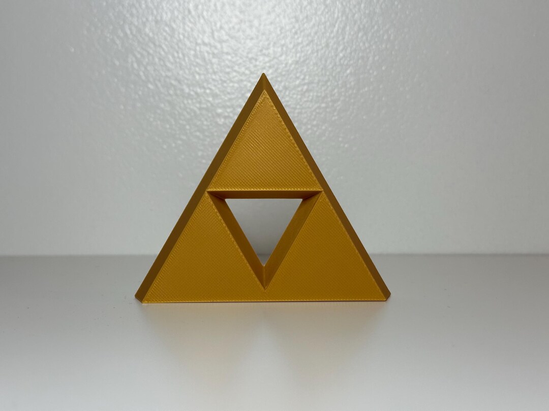 The Legend of Zelda Triforce 3D Printed Display Piece - Etsy