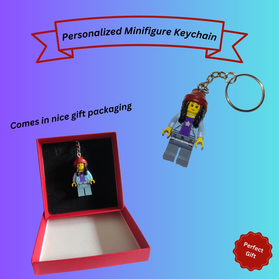 LEGO© Keychain Minifigure Personalized - Etsy UK