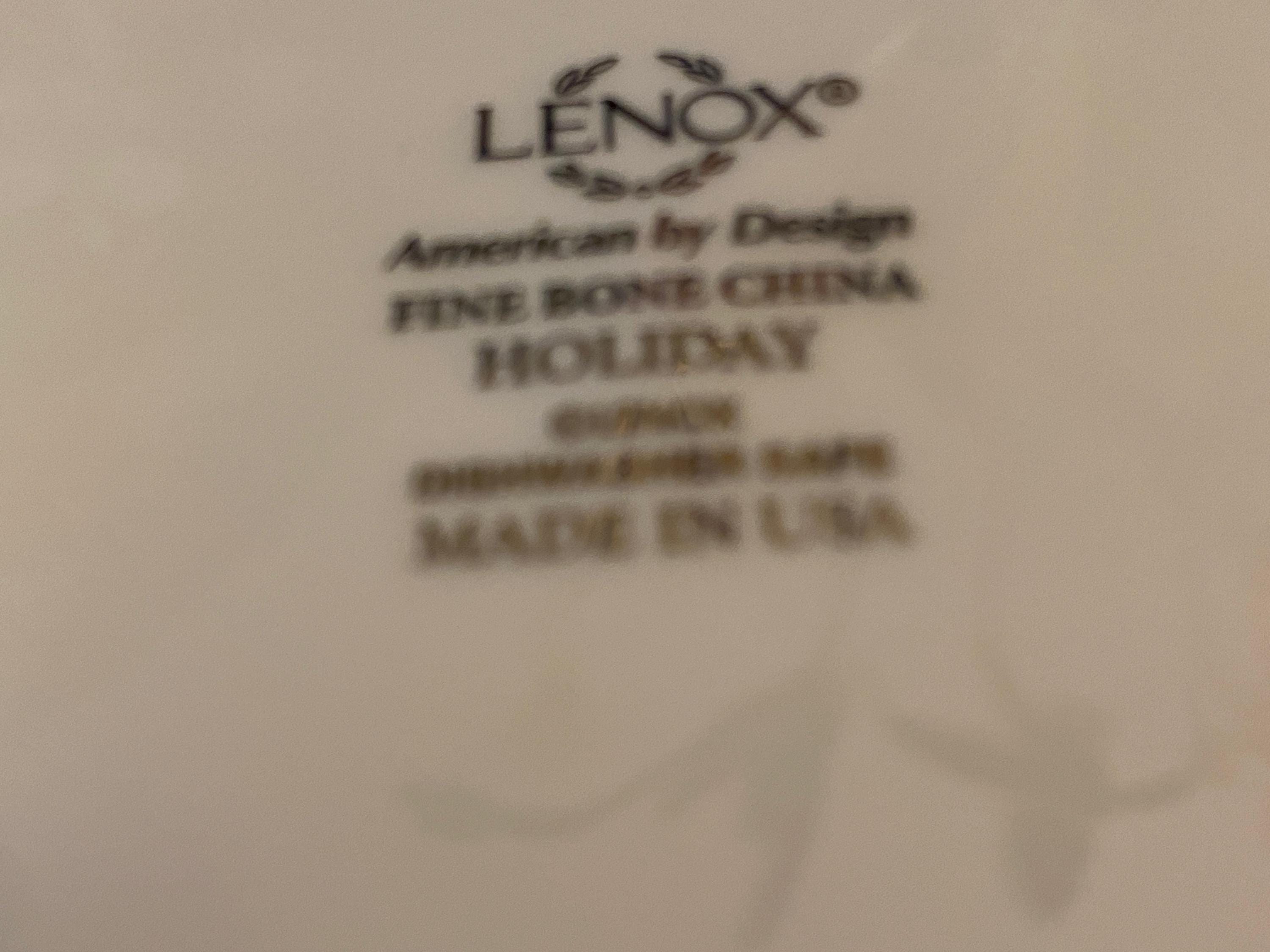 Vintage Lenox Holiday Dinnerware Set for 4 - Etsy