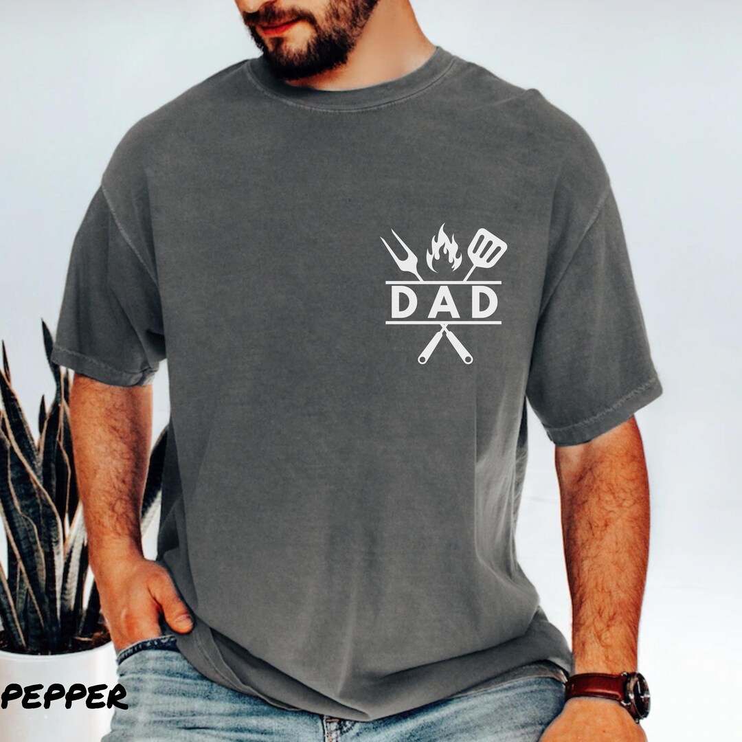 Comfort Colors® Grill Dad Shirt, Grilling Gifts for Grill Dad, Meat ...