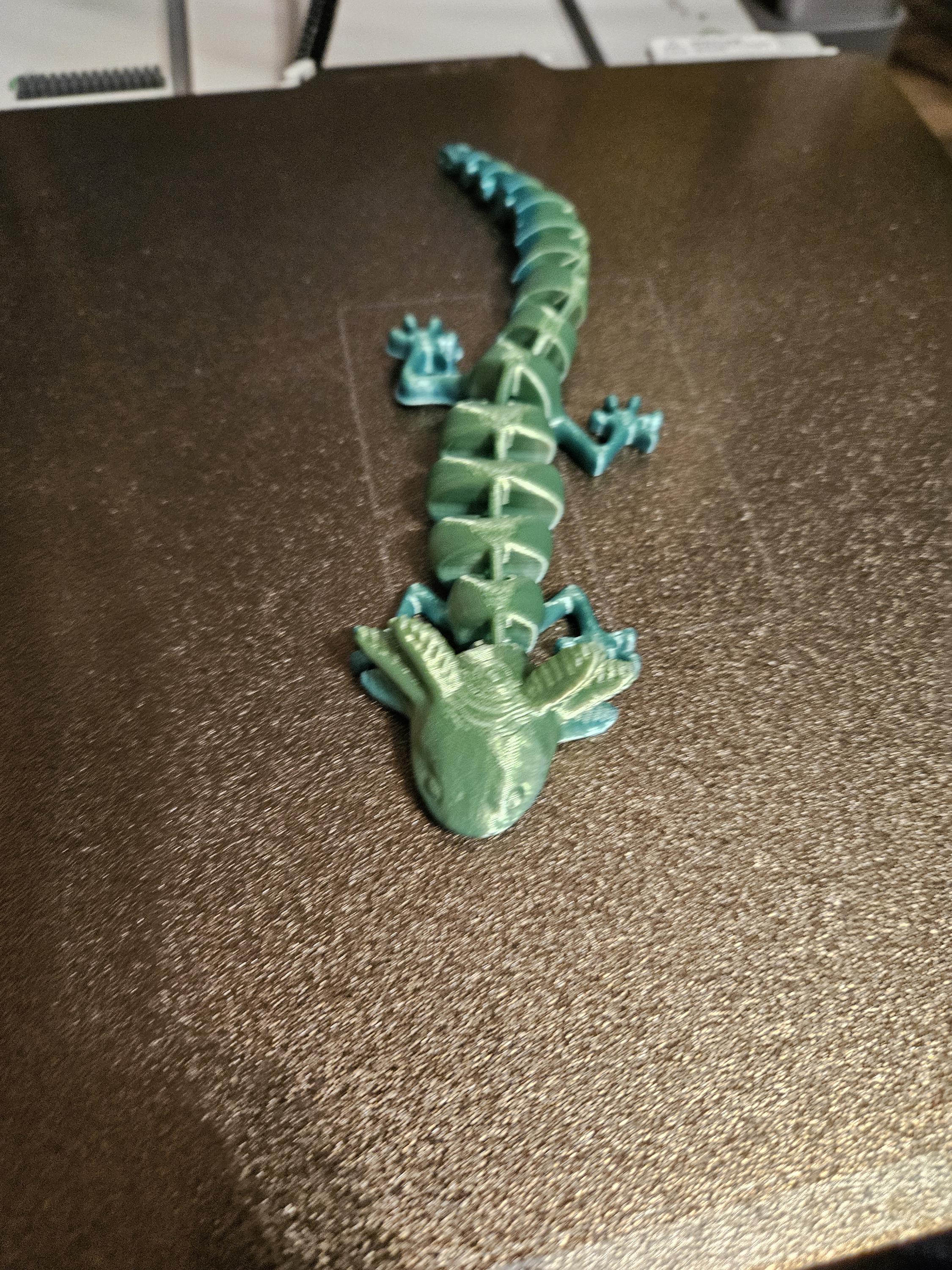 3d Printed Axolotl Articulated - Etsy