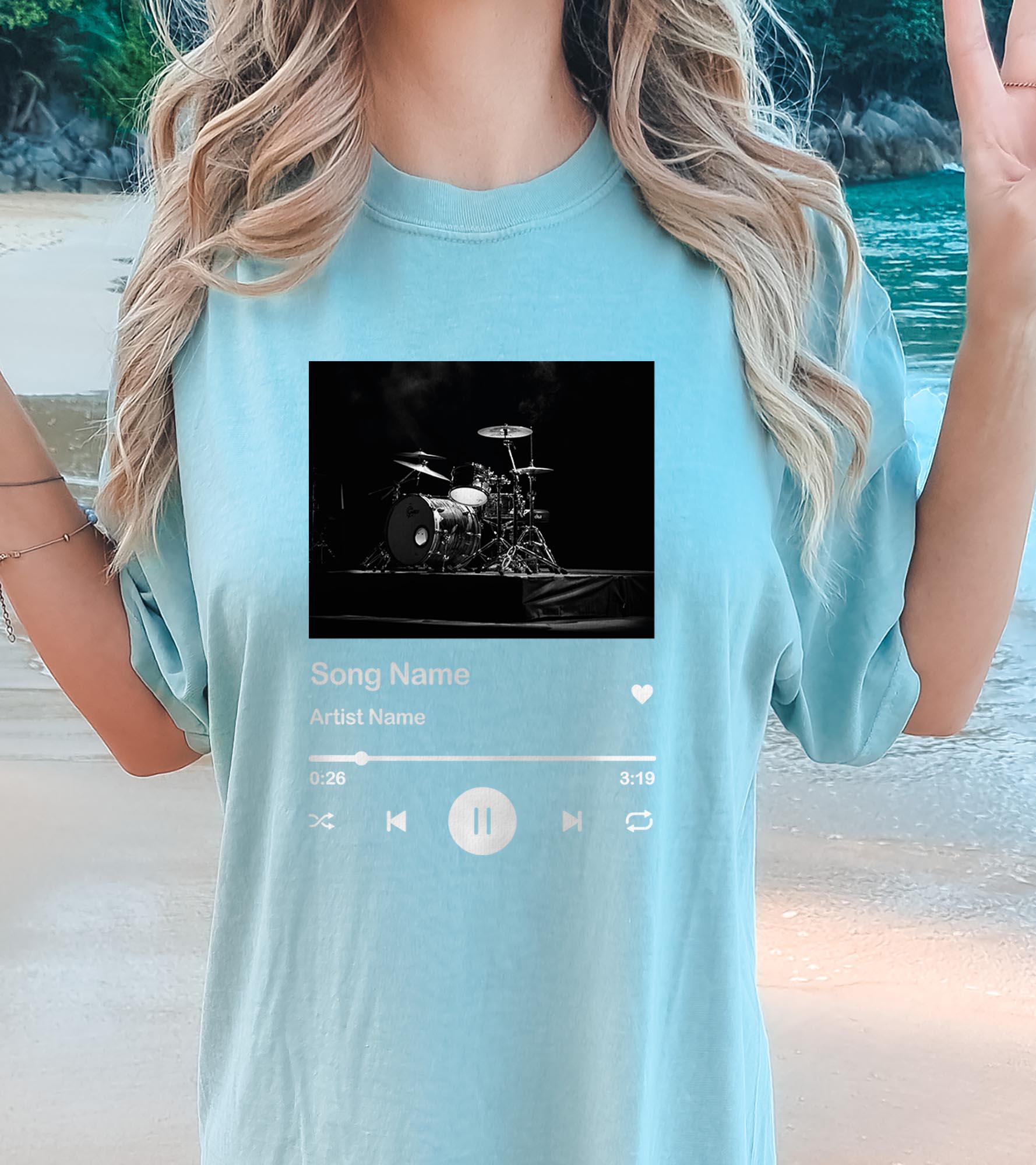 Custom Song Name Shirt and Photo Shirt, Custom Artist Name Shirt ...