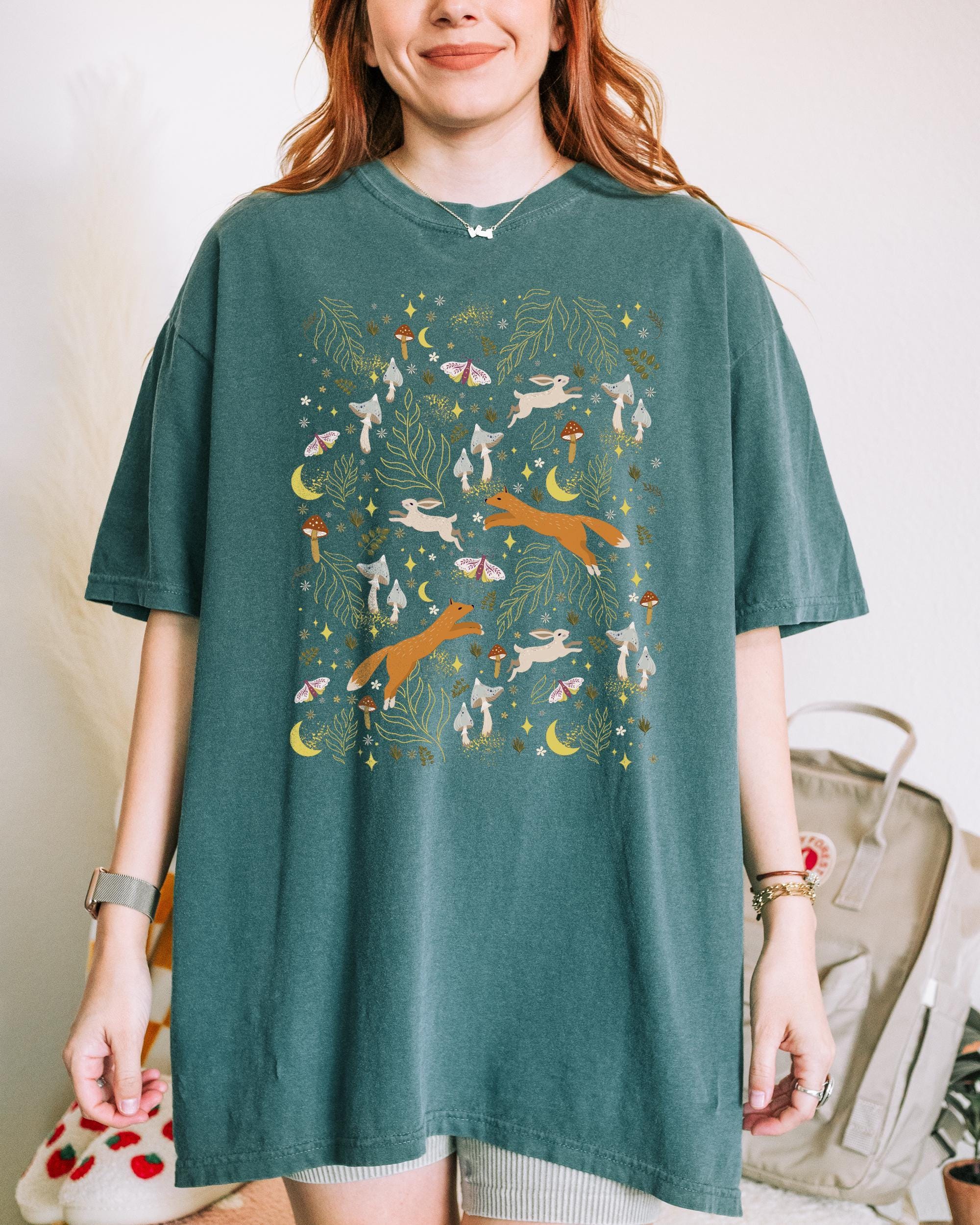 Forest Friends Comfort Colors® Tshirt, Forest Animals T-shirt ...