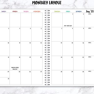 2024 Monthly Weekly Daily Planner Multi Purpose Planner All in One ...