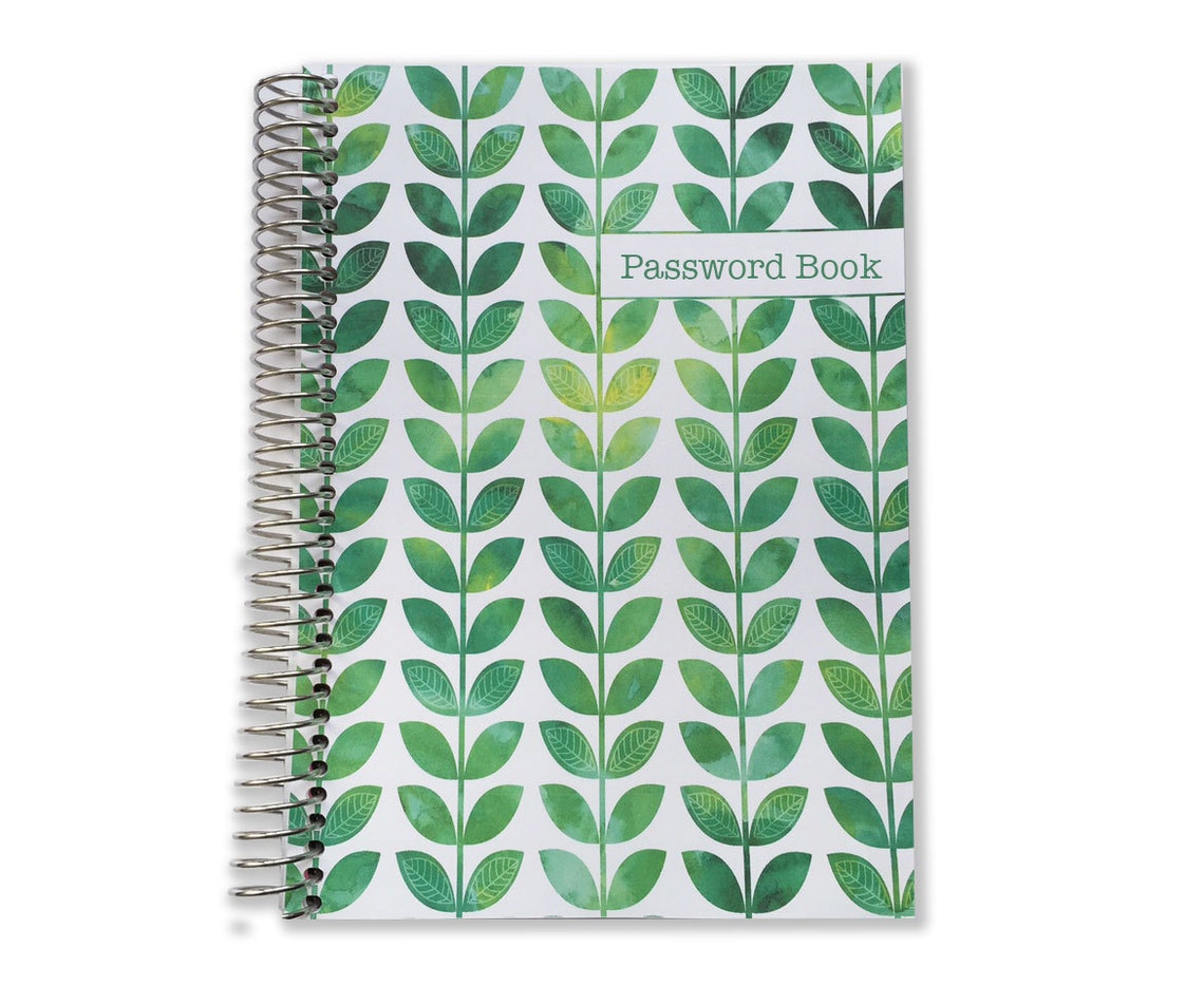 Password Book - Etsy