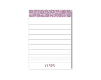 Personalized Notepad Boho Style Notepad Bohemian - Etsy
