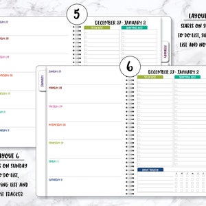 2024 Monthly Weekly Daily Planner Multi Purpose Planner All in One ...