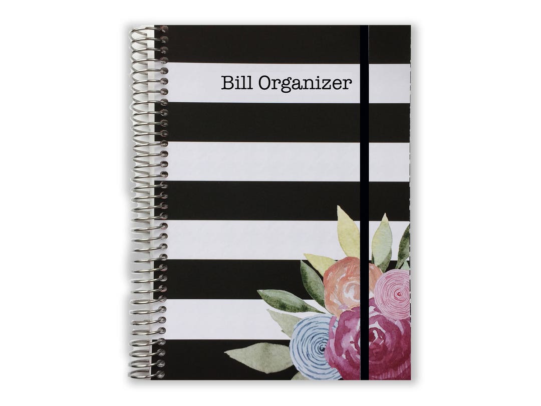 Bill Organizer Bill Folder Household Expenseses Bill Organizer With ...