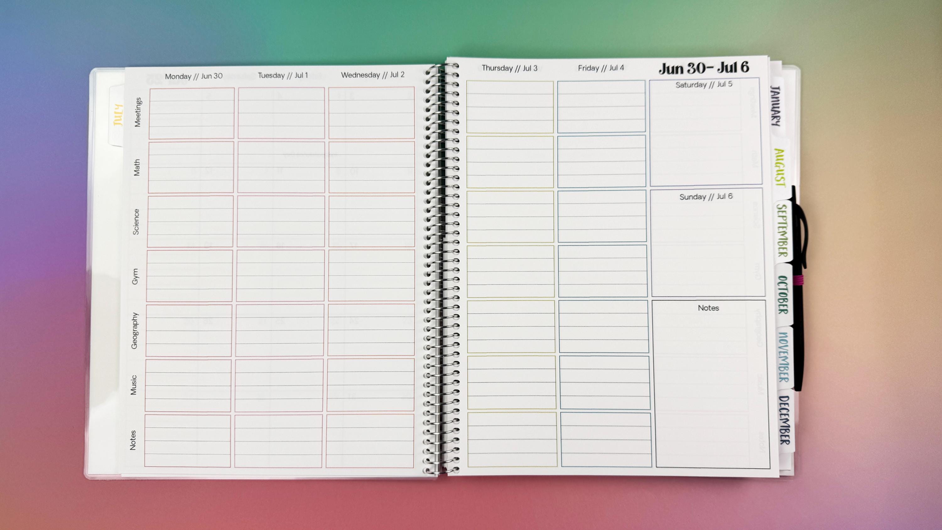Teacher Planner | Student Planner | 2025-2026 Teacher Planner ...