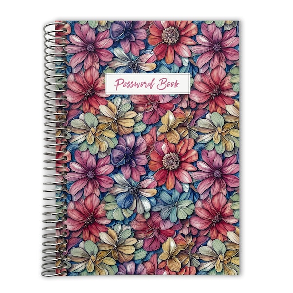 Refillable Password Book - Etsy