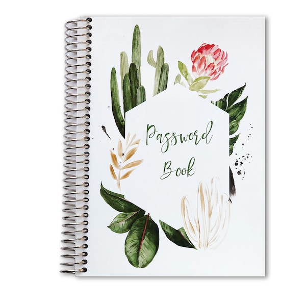 Refillable Password Book - Etsy