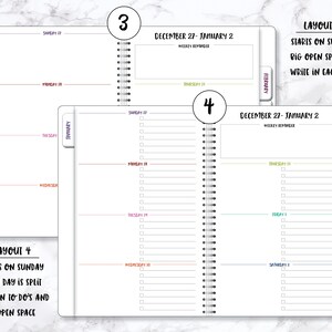 2024 Monthly Weekly Daily Planner Multi Purpose Planner All in One ...