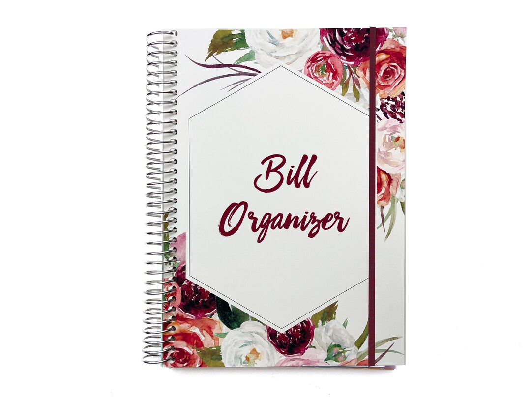 Bill Organizer Bill Folder Household Expenseses Bill Organizer With ...