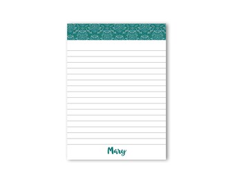 Simple Personalized Notepad Set for Women Custom Stationary - Etsy