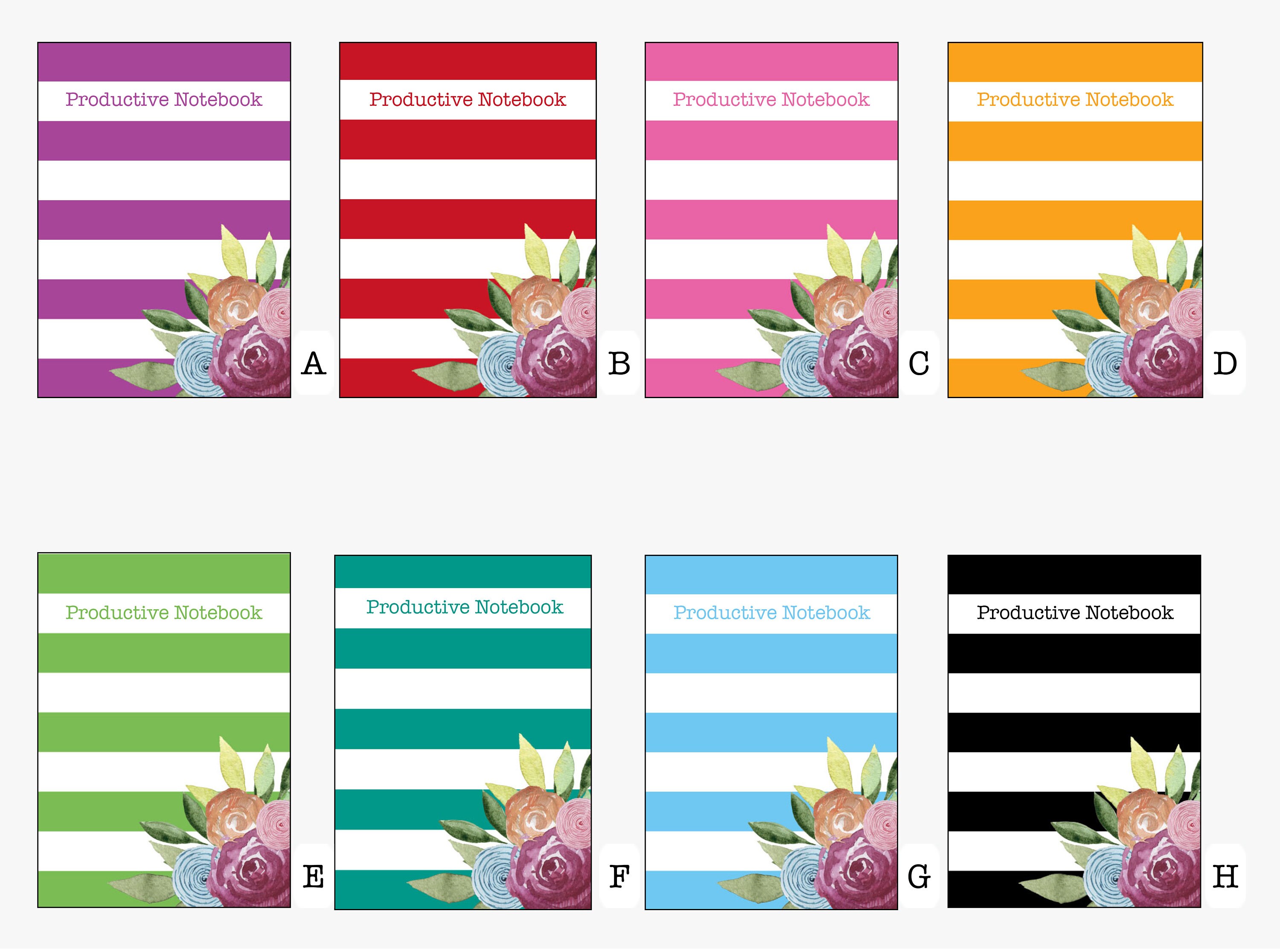 Notebook Productive Notebook Notebook Journal Spiral | Etsy