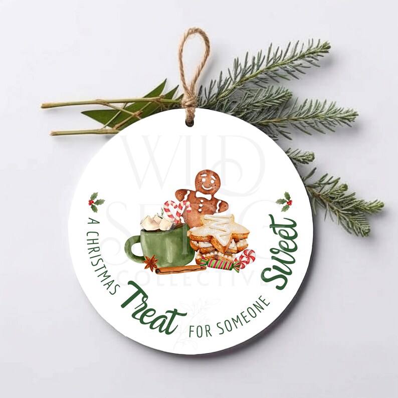 Christmas Treat Gift Tags | Printable Holiday Gift Tags | Gift Giving ...