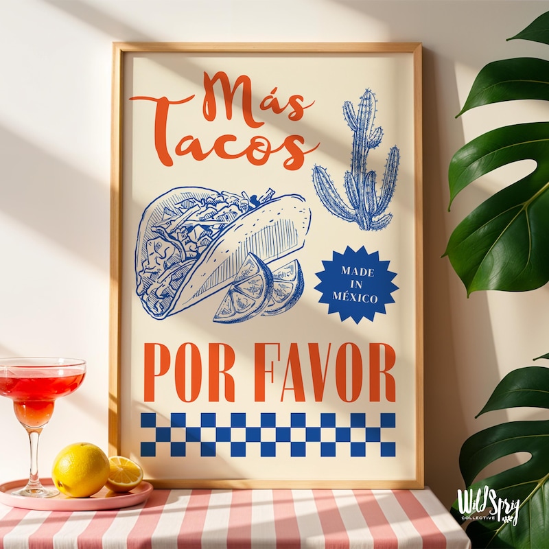 Taco Poster - Etsy