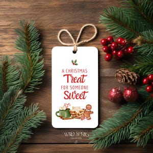 Christmas Treat Gift Tags | Printable Holiday Gift Tags | Gift Giving ...
