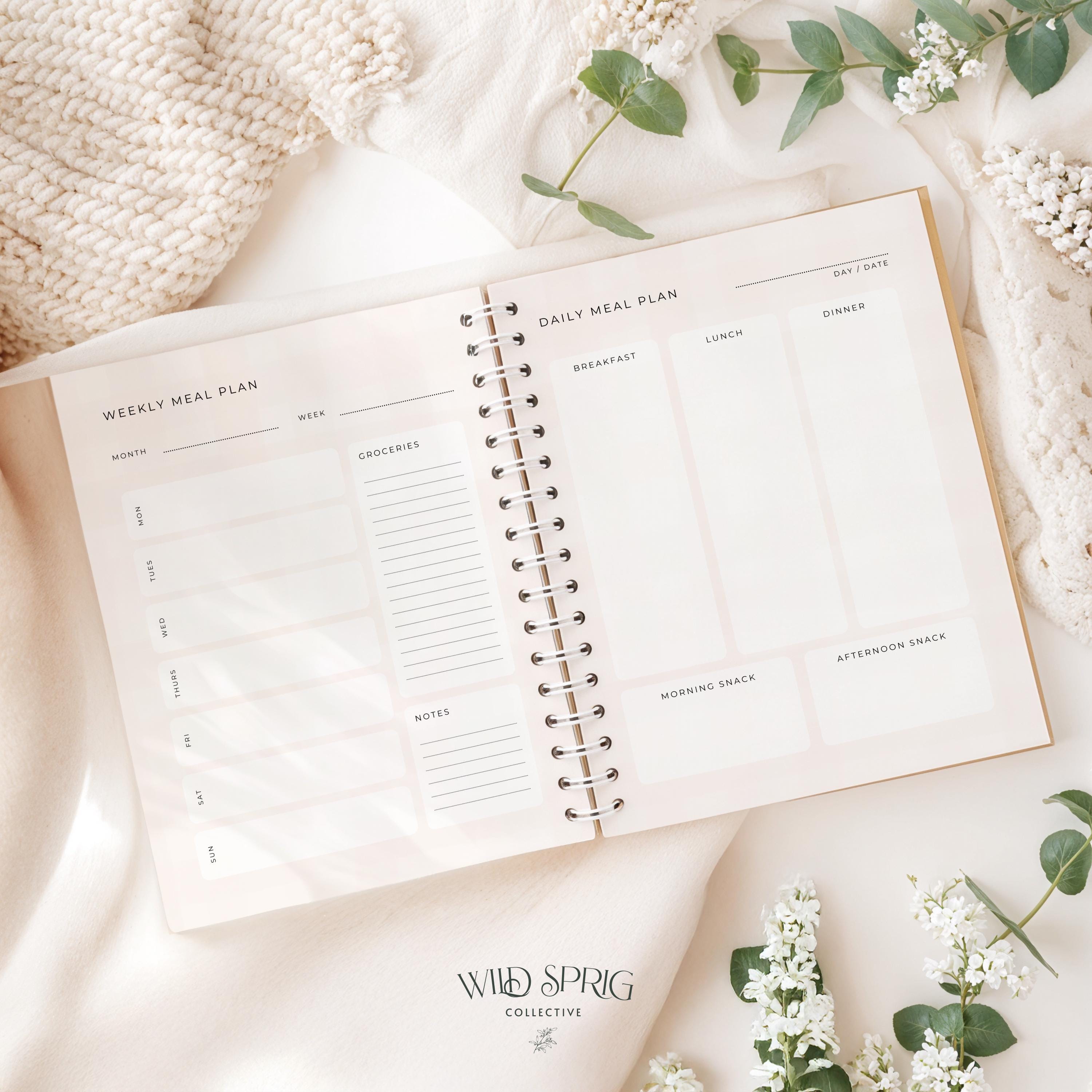 Meal Planner Bundle | Printable Prep Bundle | Meal Organizer Template ...