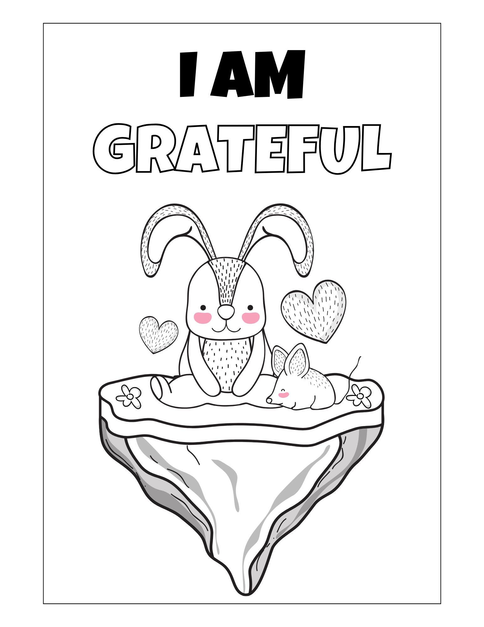 Kids Positive Affirmations Coloring Booklet - Etsy