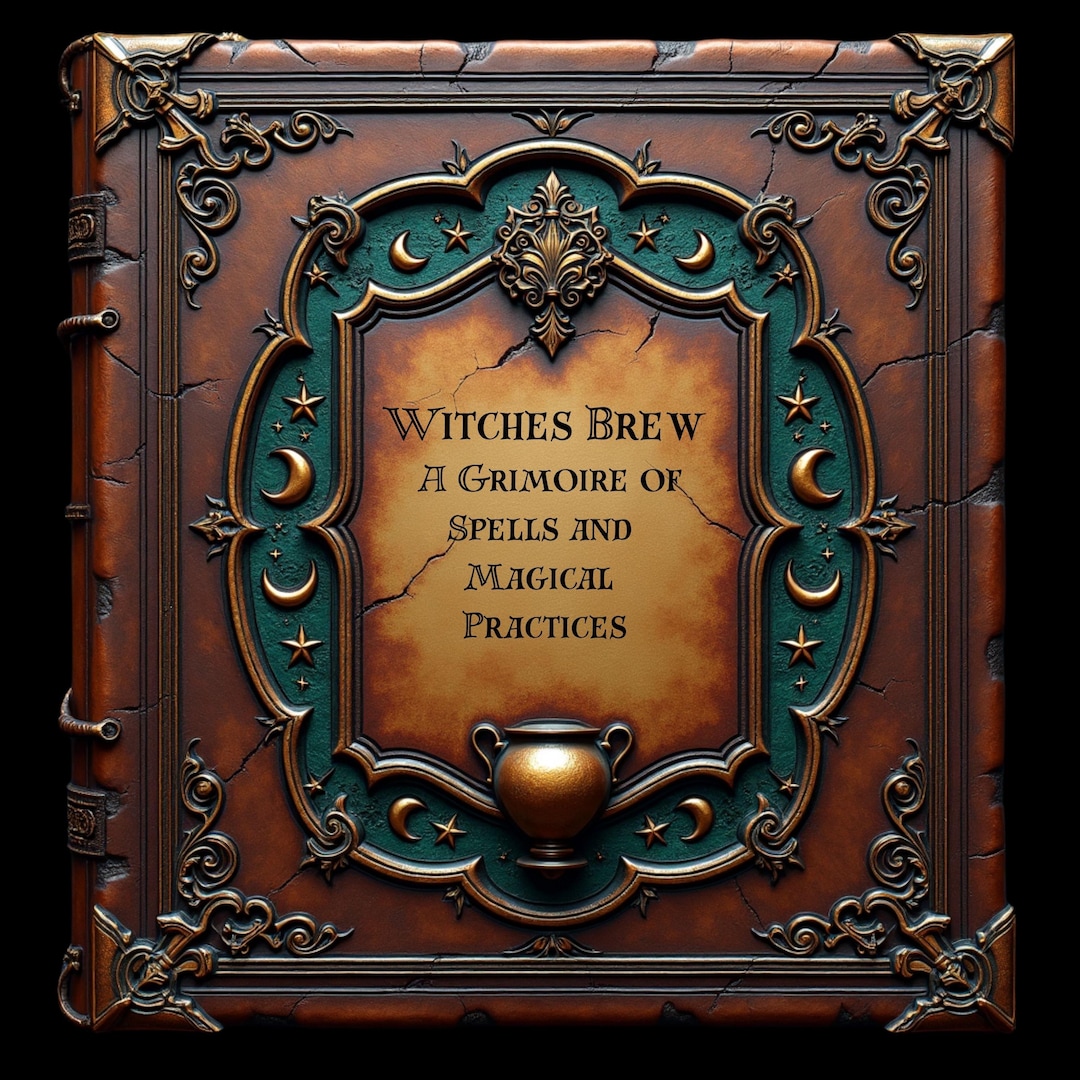 Witches Brew: A Grimoire of Spells and Magical Practices. Junk Journal ...