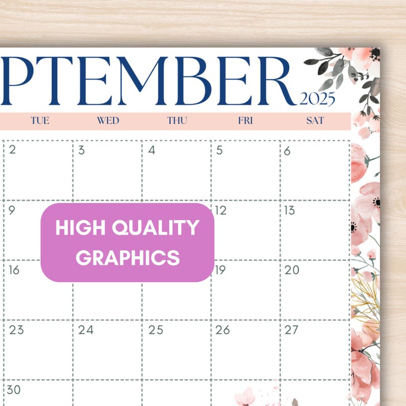 Editable September 2025 Calendar | Fall Printable Calendar Family ...