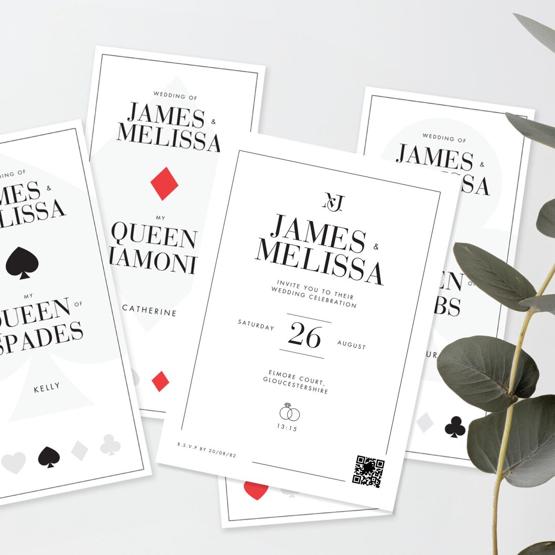 Wedding Invitation Bundle, Invitation Template Set, Invite Suite ...