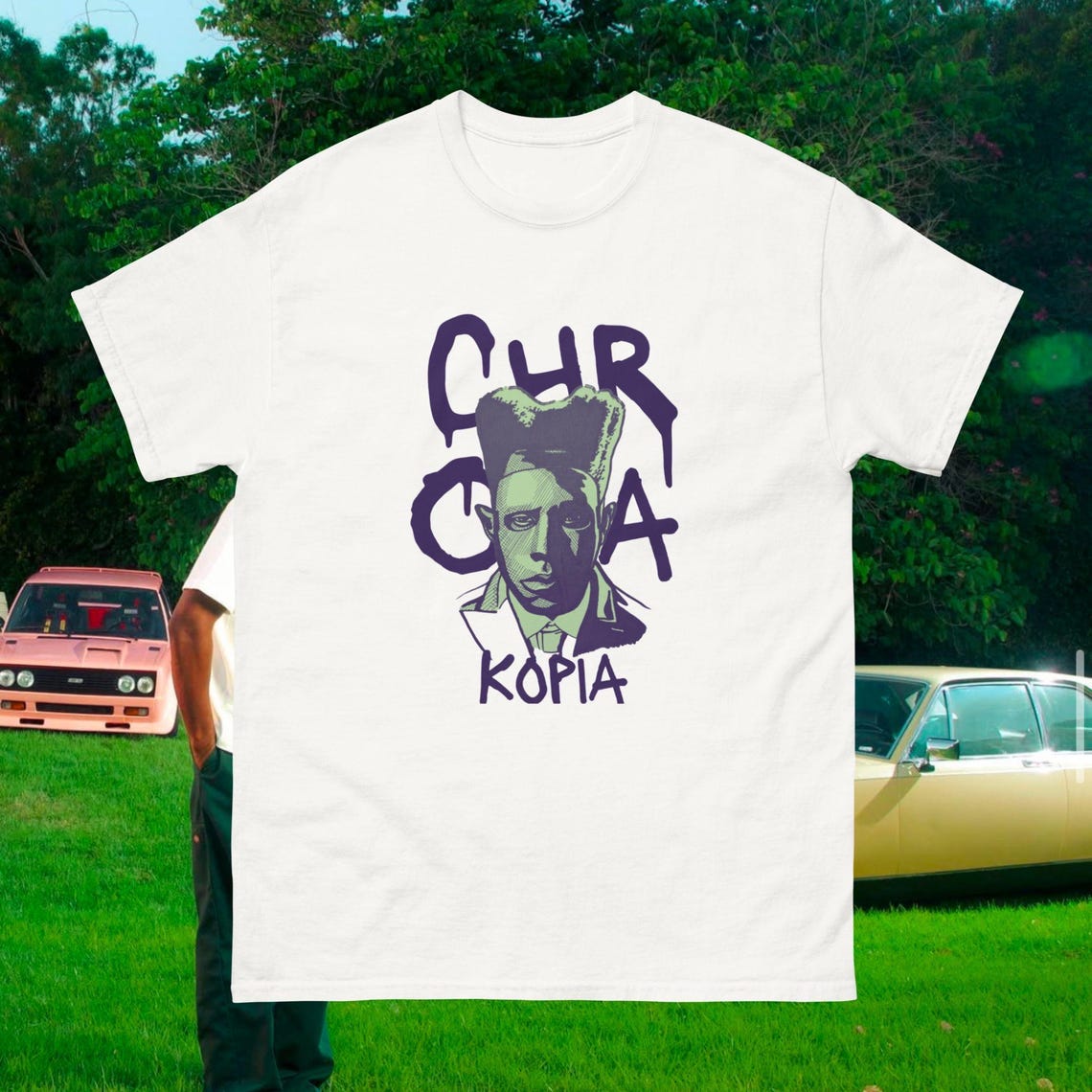 Tyler the Creator CHROMAKOPIA Tee Green Monochromatic Graphic Shirt ...